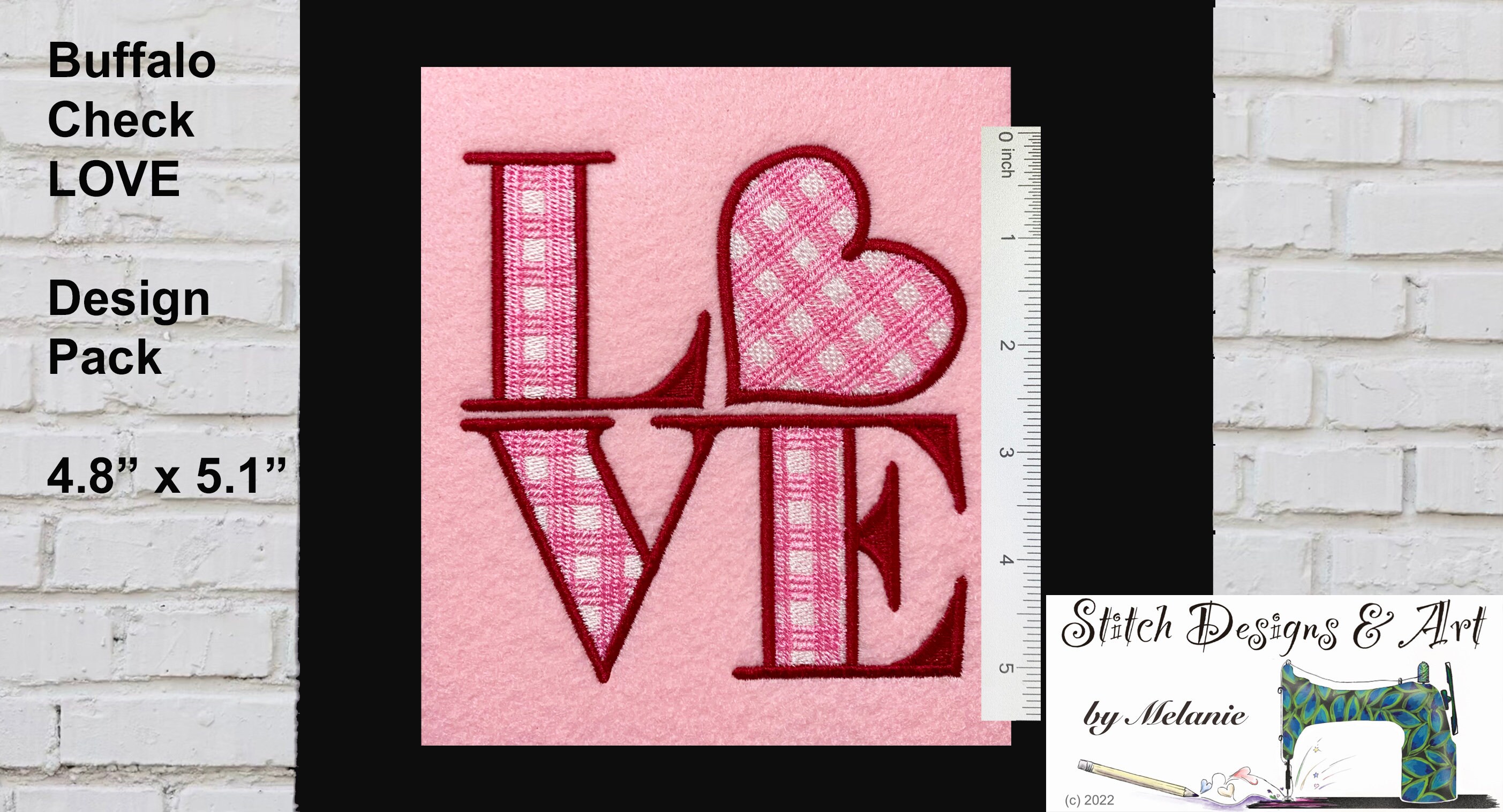 Buffalo Check LOVE – Design Pack - Etsy