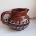 Vintage Ceramic Jug for Wine, Brandy With a Traditional Trojan Pattern ...