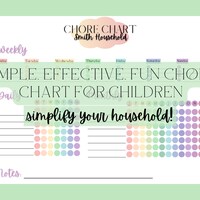 Household Chore Chart, Customizable Canva Cleaning Schedule for Daily ...