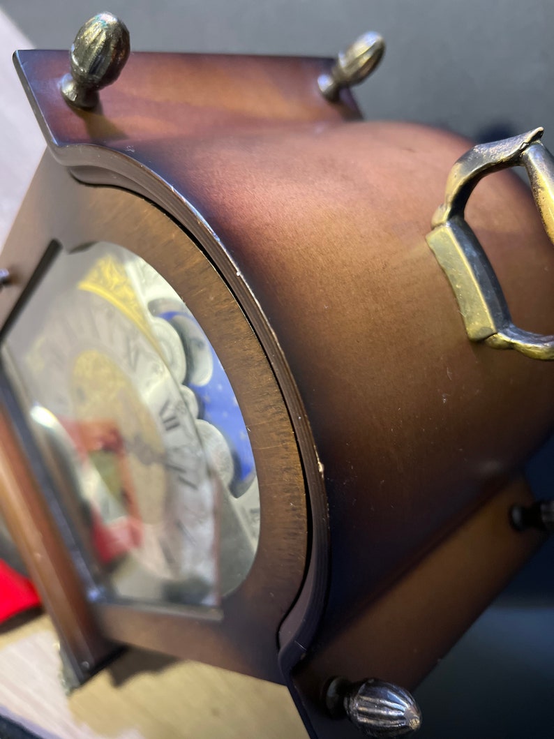 Seth Thomas Mantle Moon Dial Clock Wharton Chime E899-915 With - Etsy