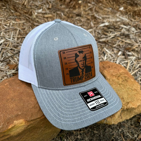 Trump Maga Hat Leather Patch - Etsy