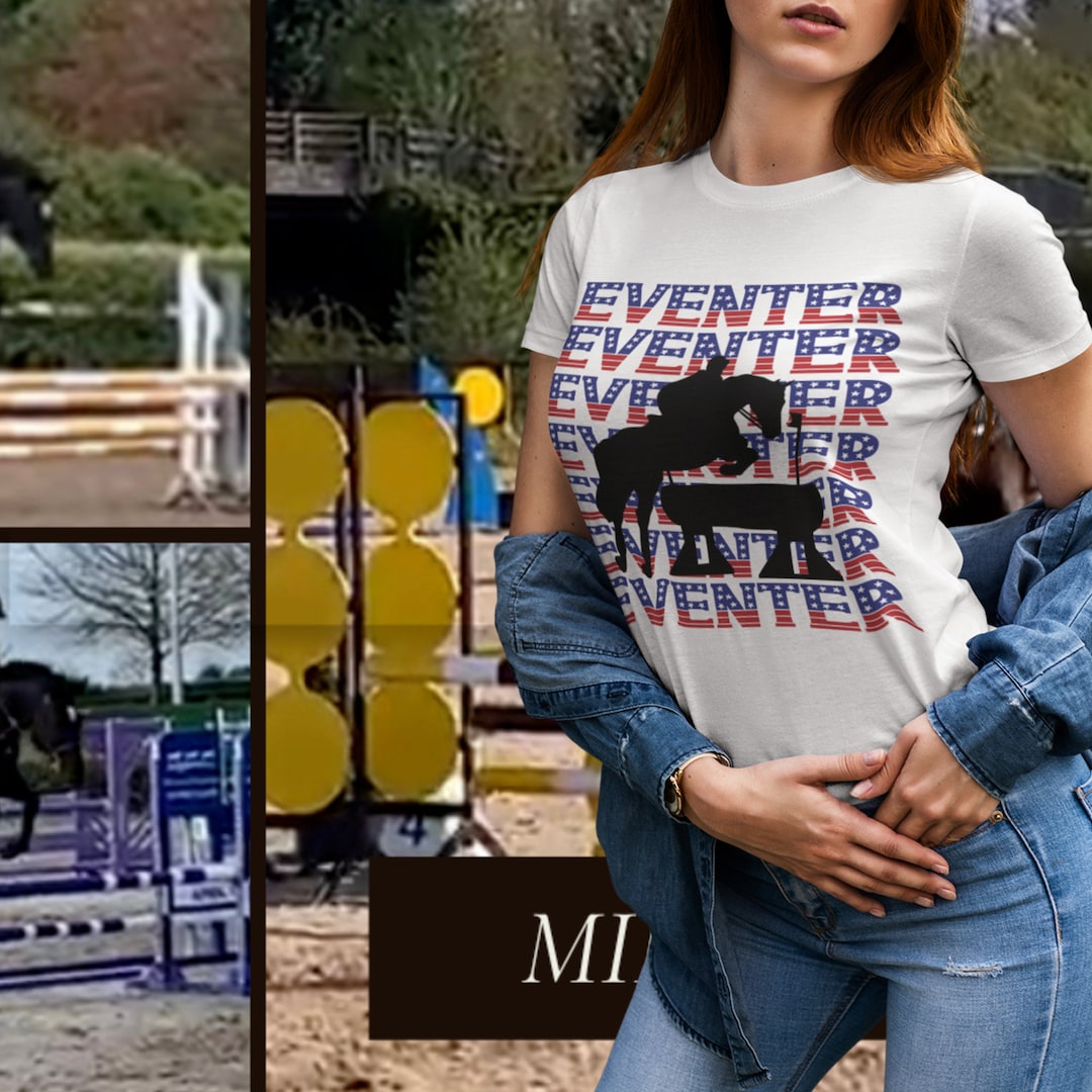 American Eventer Shirt, Soft and Trendy Eventing T-shirt, Thoughtful ...