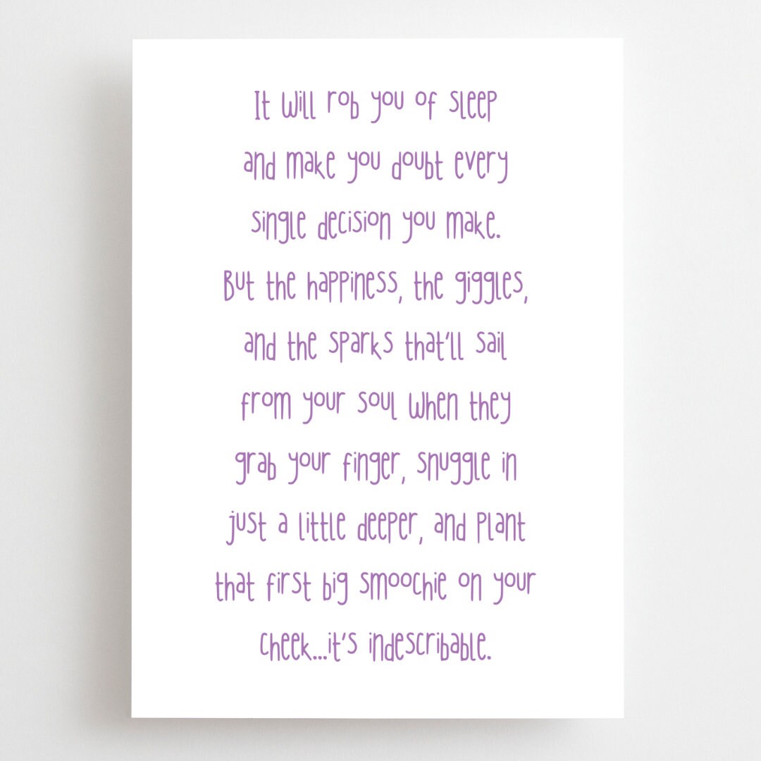 Baby Cards New Mom, Mom-to-be, New Baby, New Baby Quote, Cards for ...