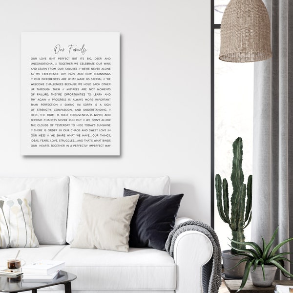 Family Values Sign - Etsy