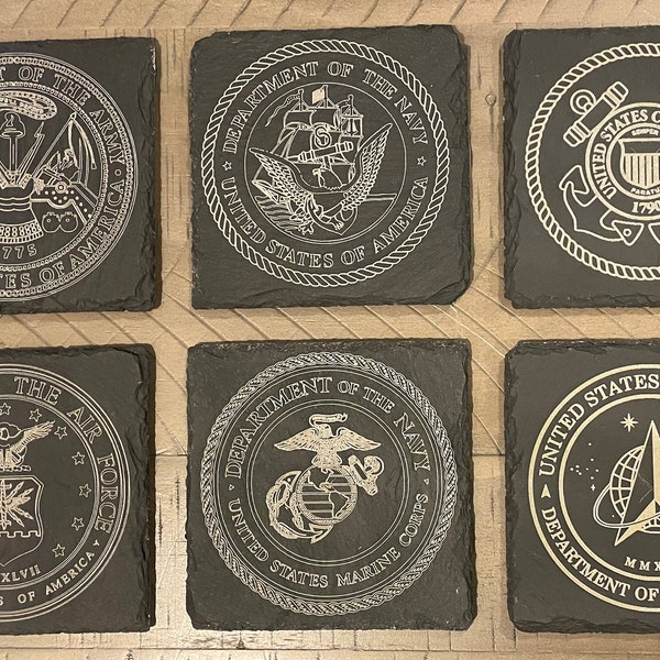 Military Coasters - Etsy