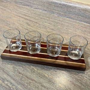 4 Glass Flight Board - Etsy