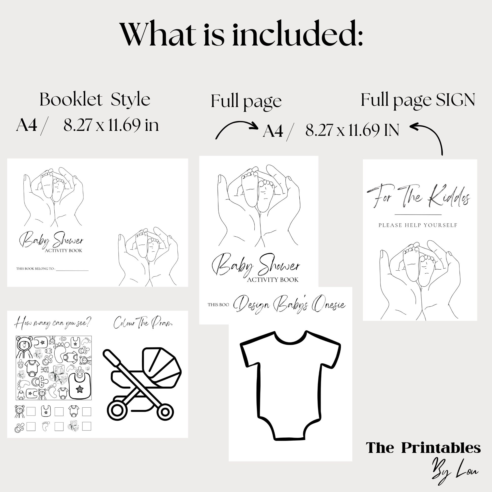 Gender Reveal Activity Book , Activity Book , Gender Activity Pack ...