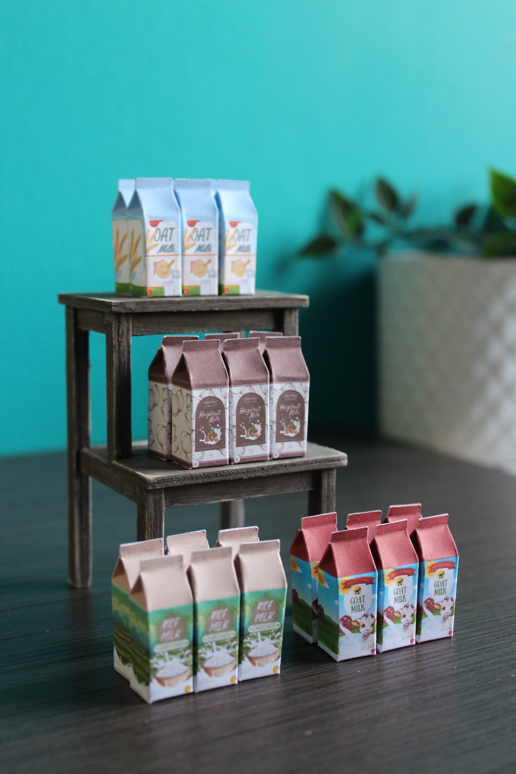 10 Miniature PRINTABLE Milk Cartons - Etsy