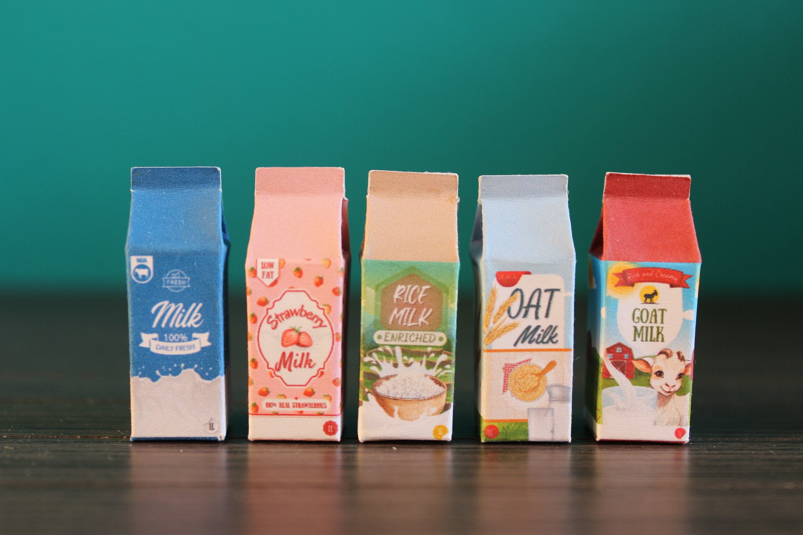 10 Miniature PRINTABLE Milk Cartons - Etsy