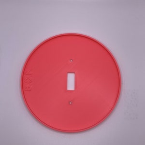 Round Circle Light Switch Cover - 3D Printed - Etsy