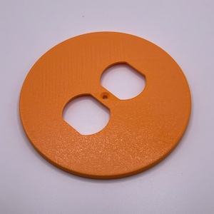 Round Circle Outlet Cover - 3D Printed - Etsy