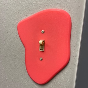 Blob Splat Goop Retro Light Switch Cover - 3D Printed - Style 2 - Etsy