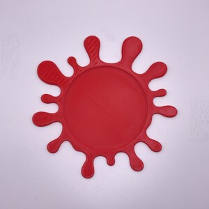 Splat Slime Splatter Coaster - 3D Printed - Etsy