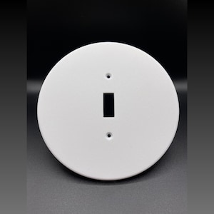 Round Circle Light Switch Cover - 3D Printed - Etsy
