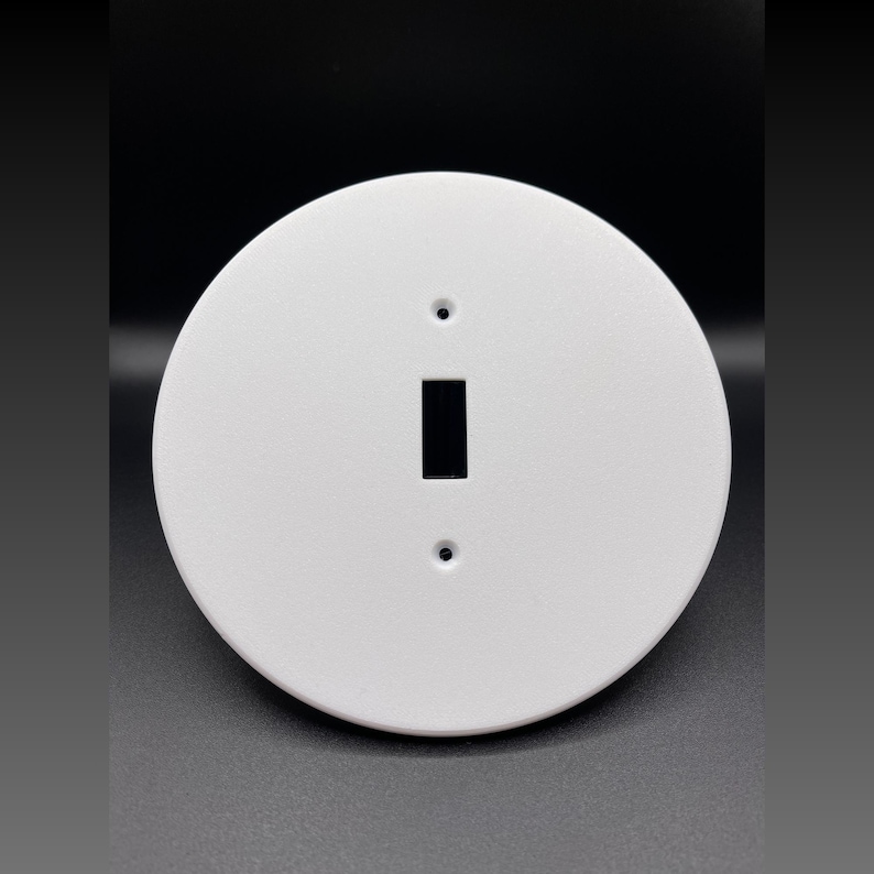 Round Circle Light Switch Cover - Etsy