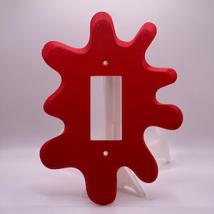 Splat Slime GFCI GFI Rectangle Light Switch Outlet Cover - 3D Printed ...