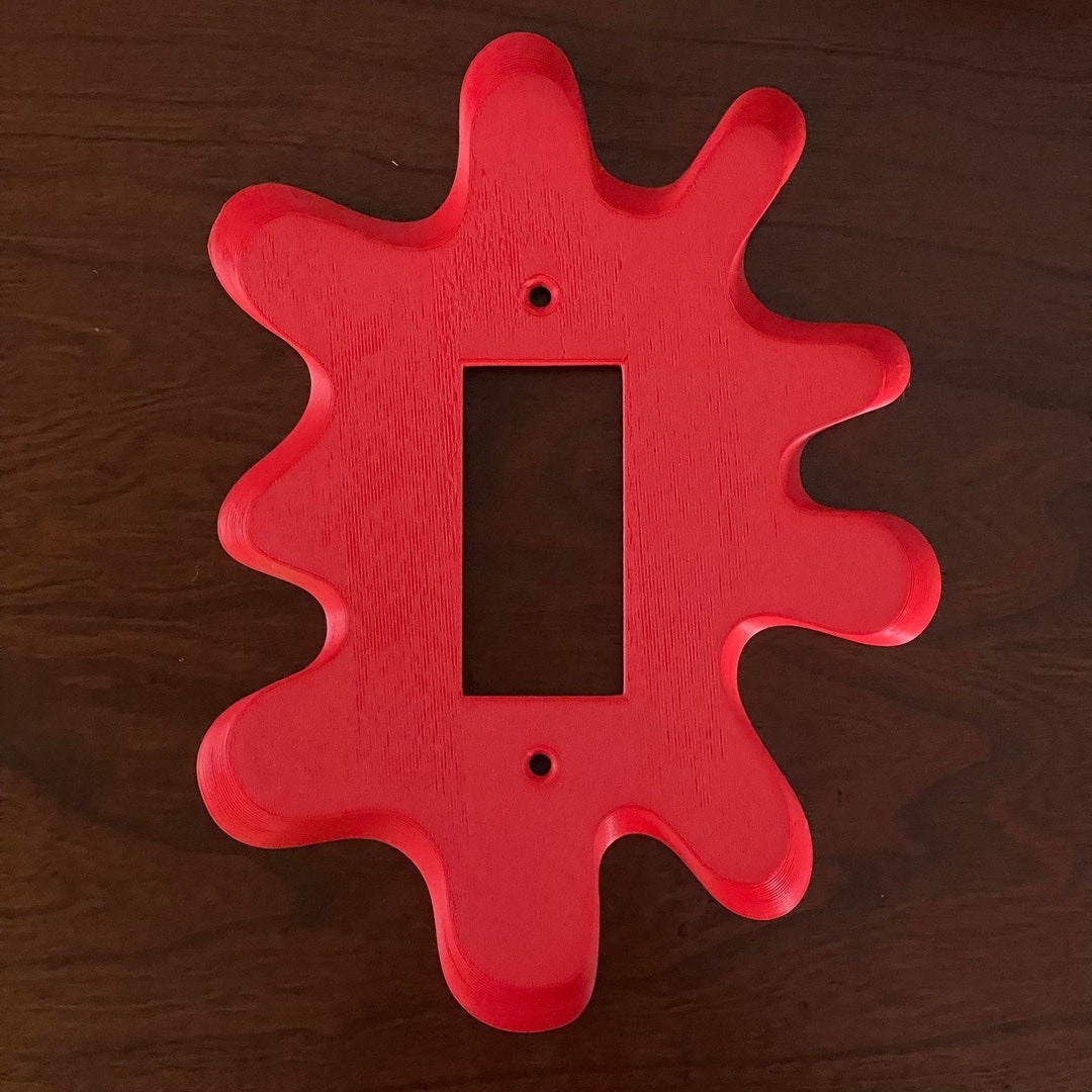 Splat Slime GFCI GFI Rectangle Light Switch Outlet Cover 3D Printed - Etsy