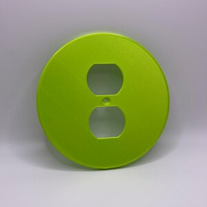 Round Circle Outlet Cover - 3D Printed - Etsy