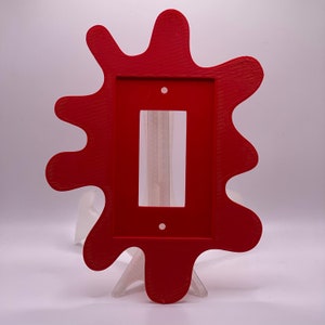 Splat Slime GFCI GFI Rectangle Light Switch Outlet Cover - 3D Printed ...