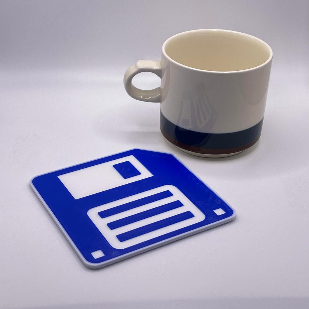 Floppy Disk Coaster - 3D Printed - Etsy