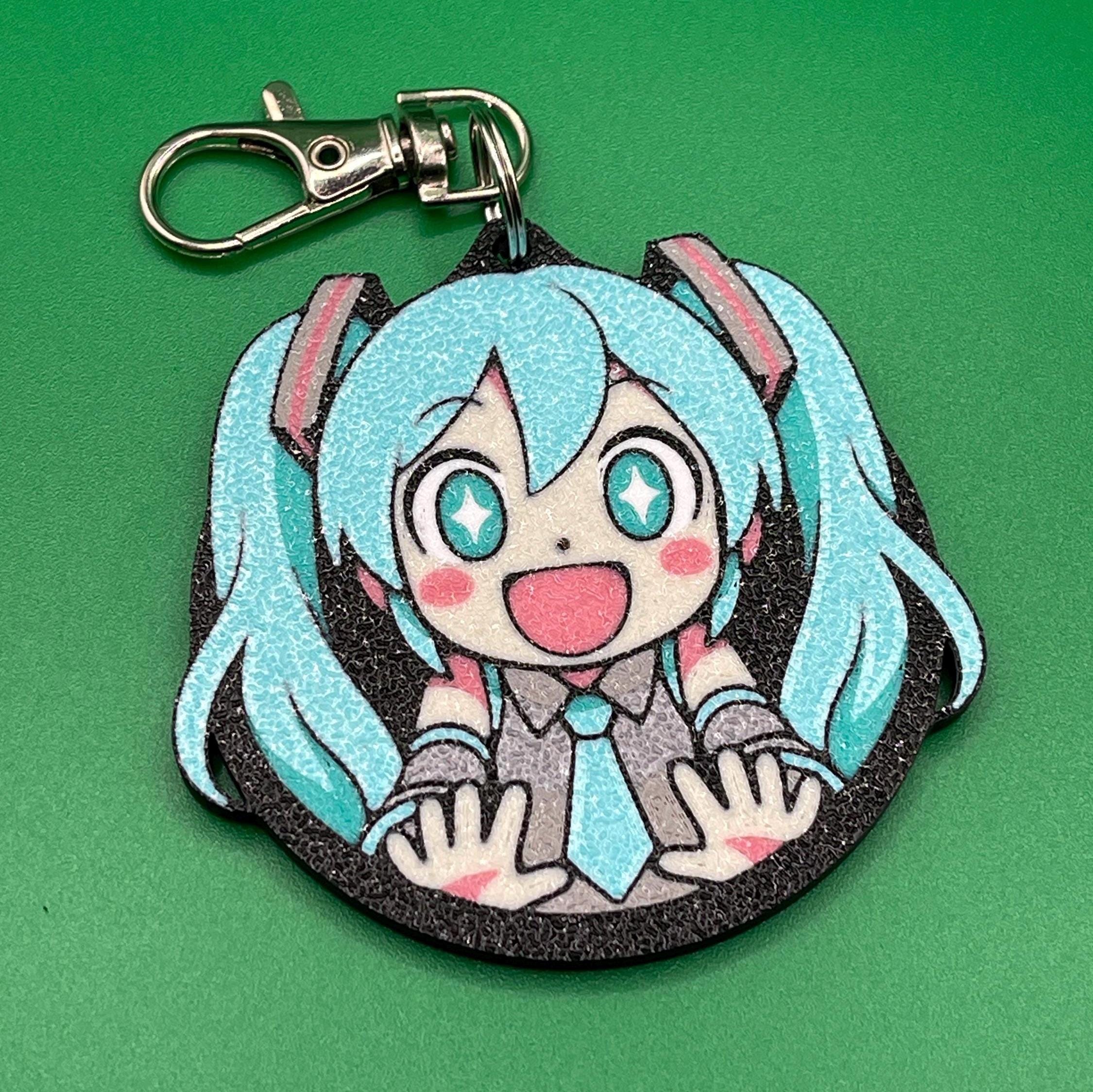 Hatsune Miku Keychain - Etsy