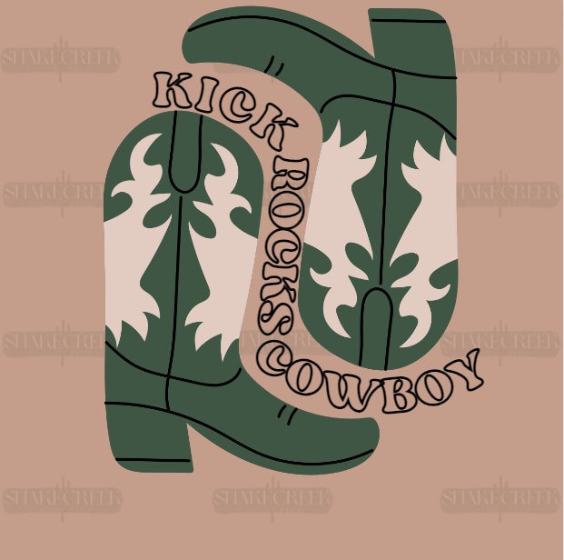 Kick Rocks Cowboy - Etsy