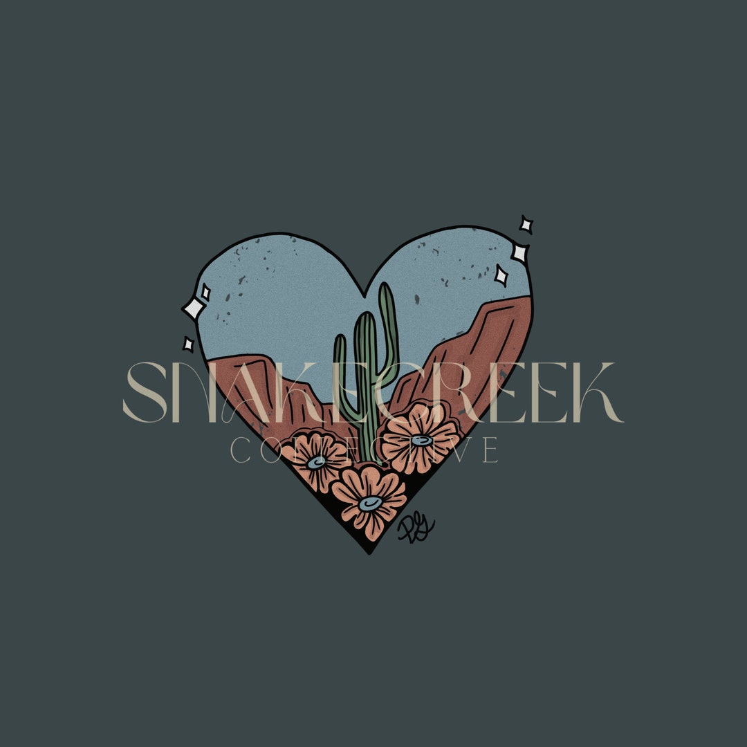 Western Heart - Etsy