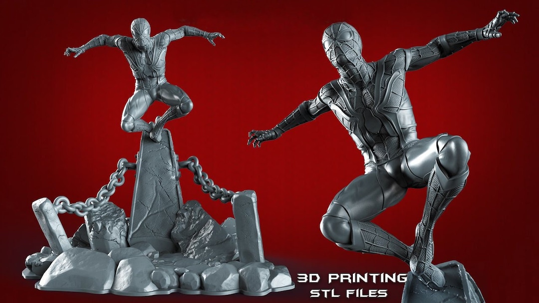 Spider Man 3D Stl File for 3D Print - Etsy