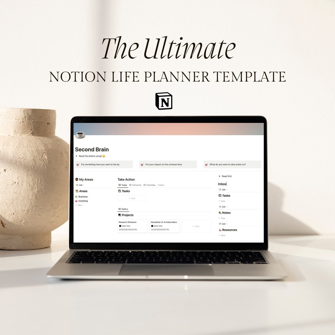 The Ultimate Notion Planner Designed for Use With Notion - Etsy