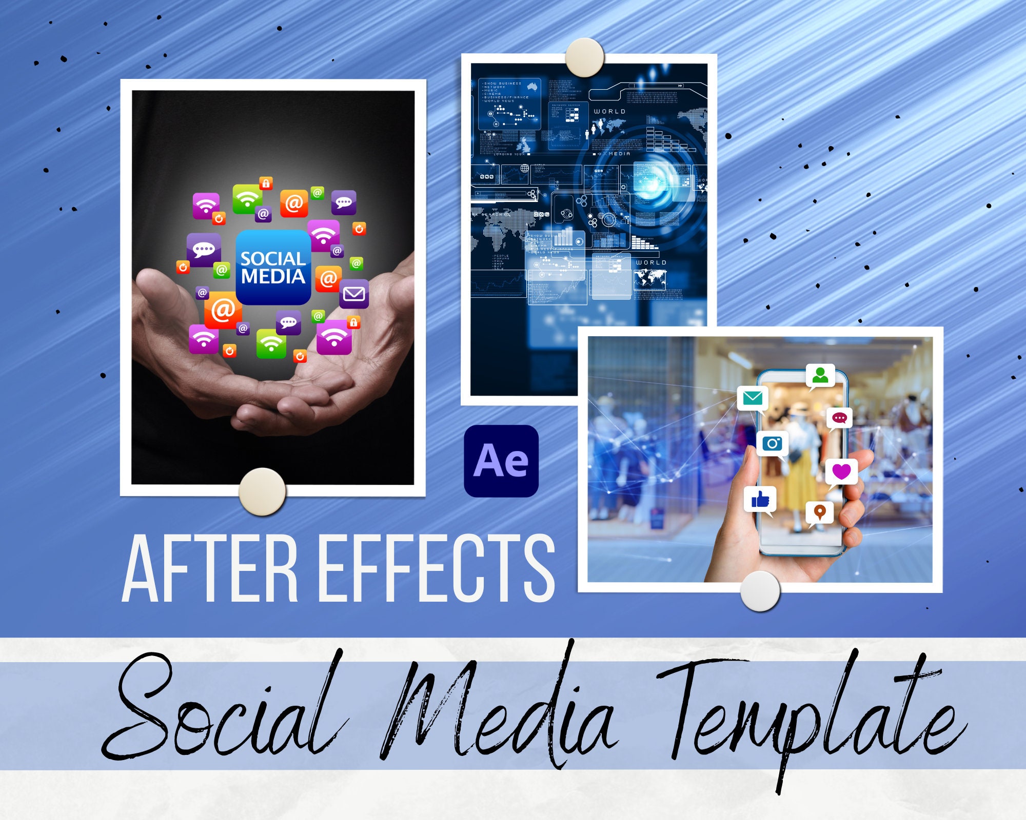 After Effects Social Media Template Pack Video Presets - Etsy