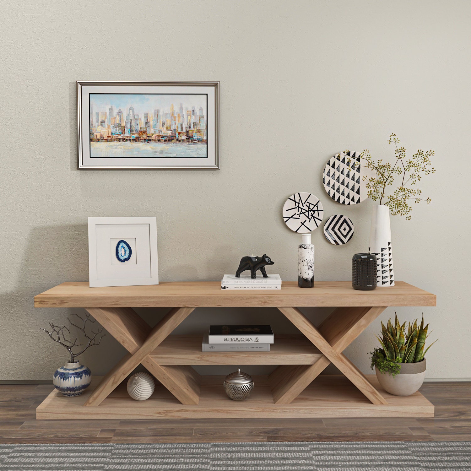Console Table 50 Inch Etsy UK