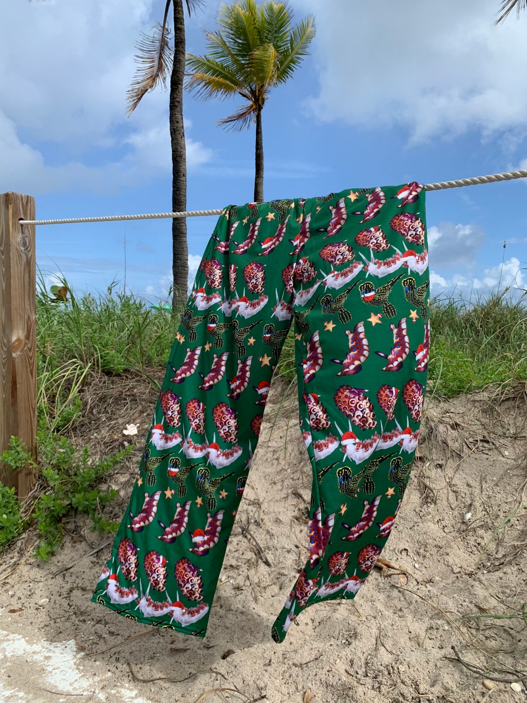 Sea Slug Nudibranch Ugly Christmas Pajamas for Marine Biologists - Etsy