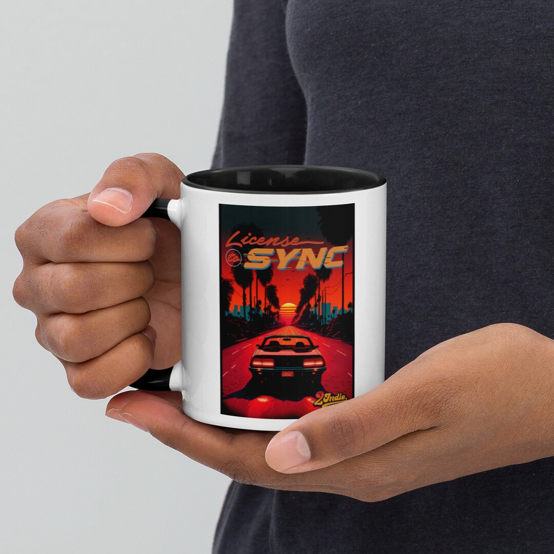 License to Sync Mug With Color Inside by 2indie - Etsy