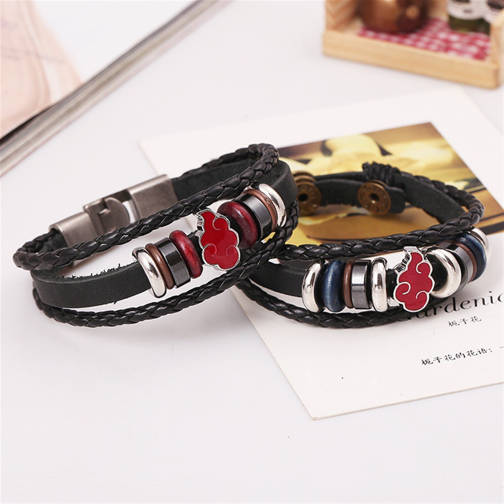 Anime Cloud Leather Bracelet Stylish Anime Jewelry Japan - Etsy