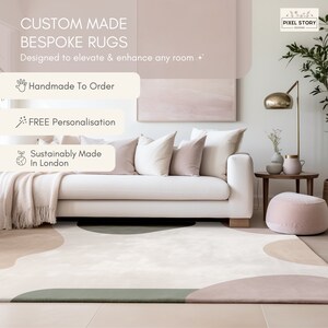 Blush Pink Rug Livingroom Rug Soft Pink Area Rug Aesthetic Neutral ...
