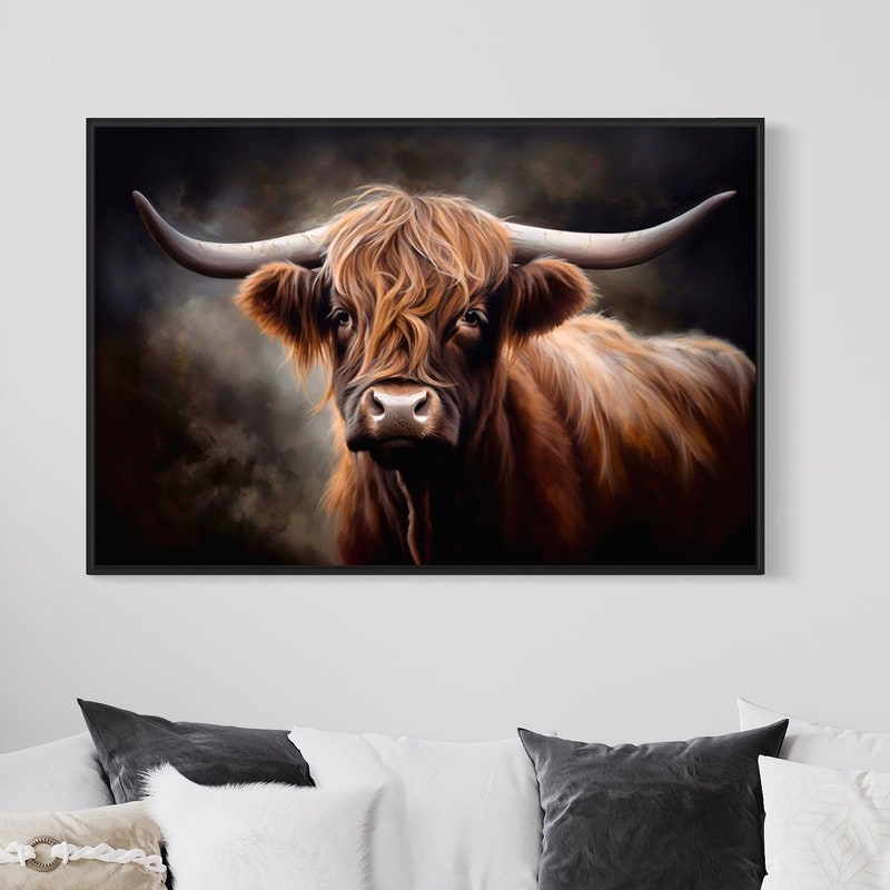Cow Wall Art - Etsy