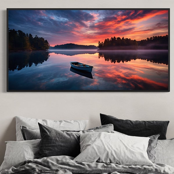 Lake Sunset - Etsy