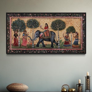 how to draw a madhubani elephant