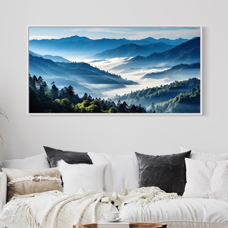 Blue Ridge Mountains Canvas - Etsy