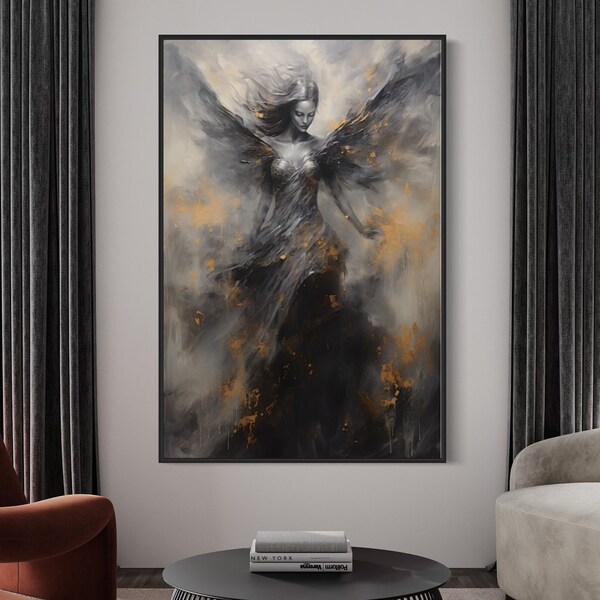Abstract Angel Art - Etsy