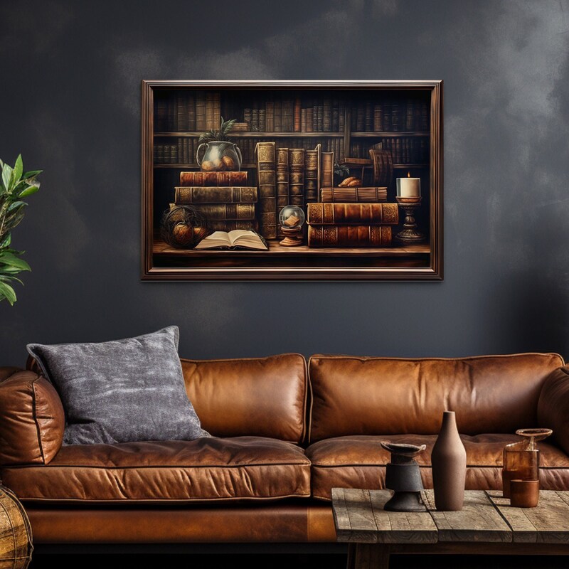 Library Wall Art - Etsy