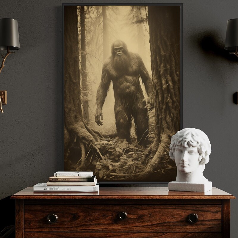 Bigfoot Art - Etsy