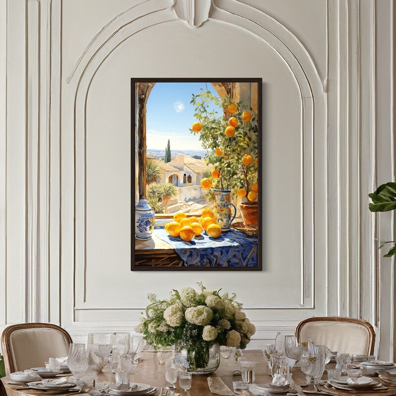 Blue Kitchen Art - Etsy