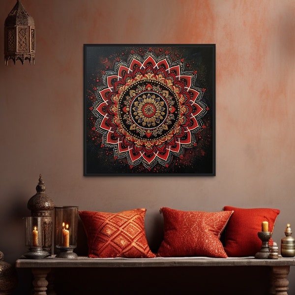 Indian Mandala - Etsy
