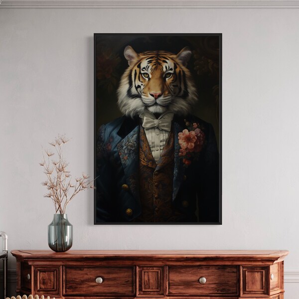 Tiger Portrait - Etsy