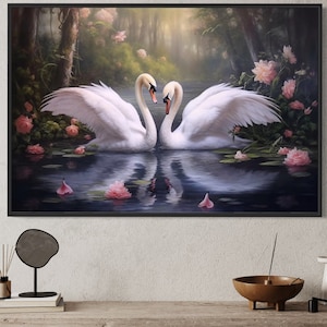 Two Swans - Etsy