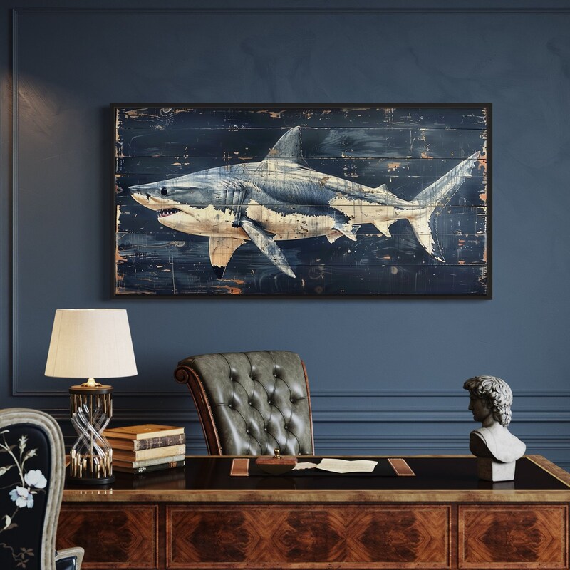 Shark Wall Art - Etsy