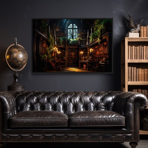 Library Wall Art - Etsy