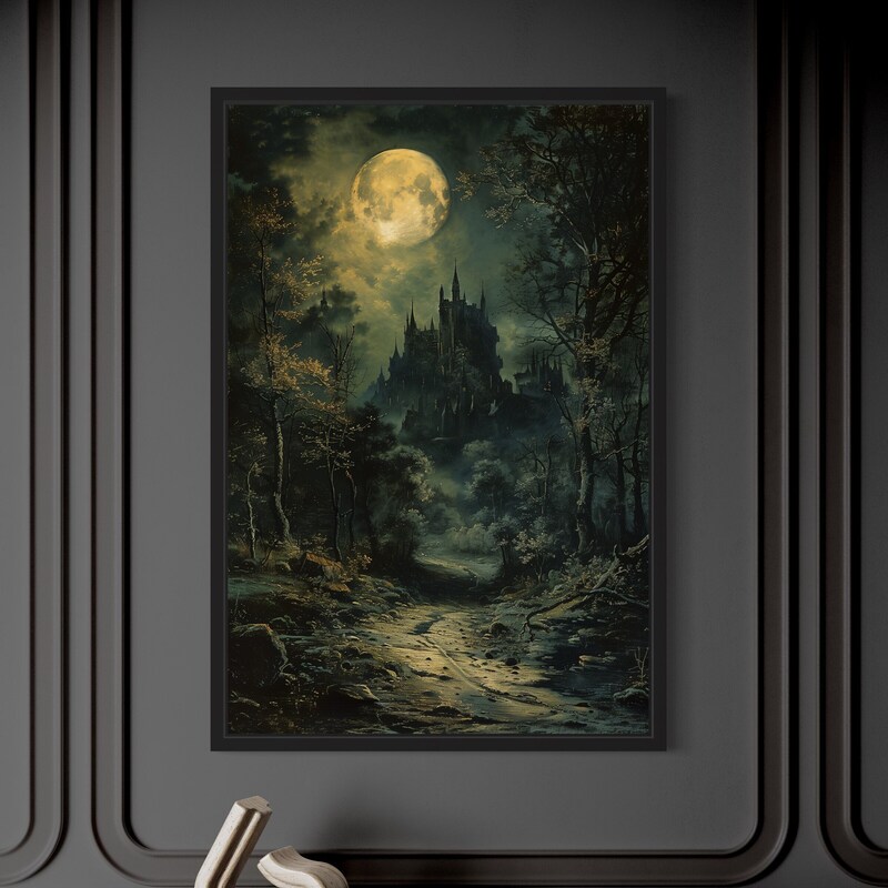 Vampire Castle Paintings - Etsy