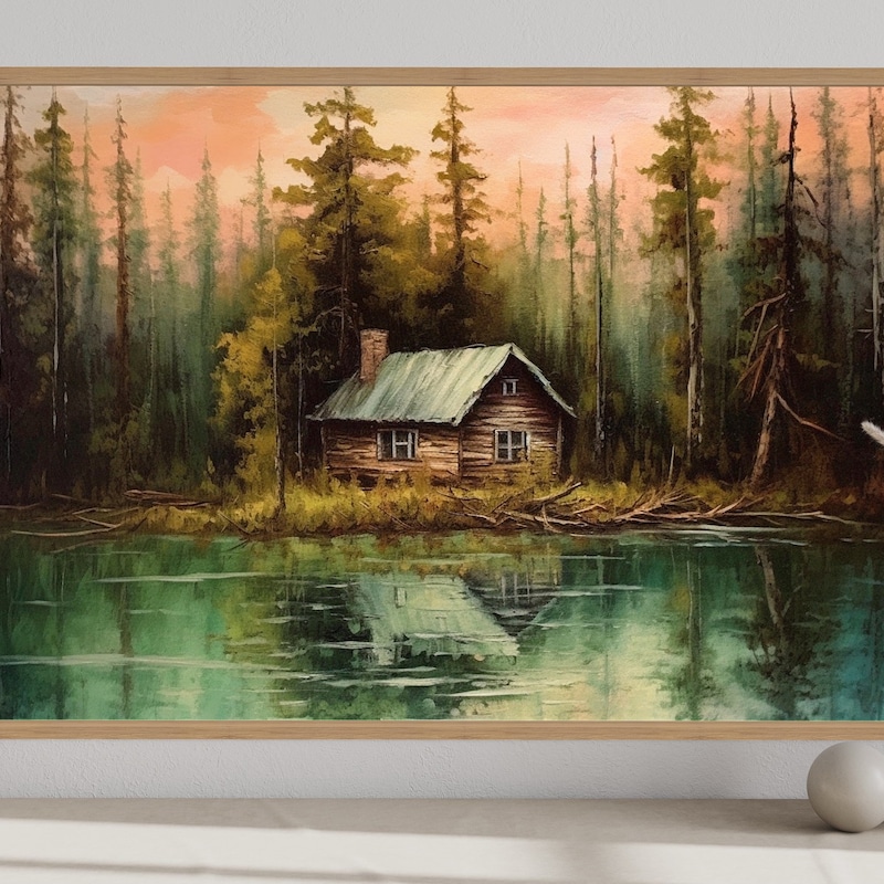 Cabin Artwork - Etsy